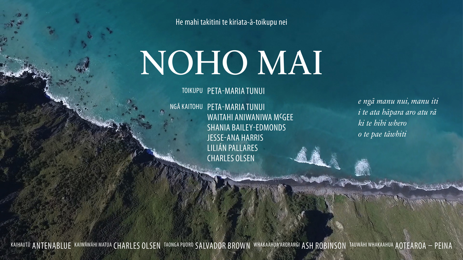 Noho Mai – Charles Olsen, Peta-Maria Tunui, Waitahi Aniwaniwa McGee ...